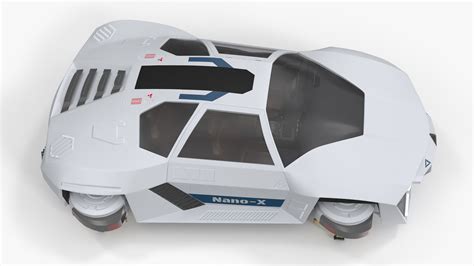 Hover Car White Rigged For Maya 3d Model 99 Ma Free3d