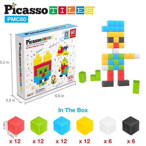 Picassotiles Magnetic Puzzle Cubes Starter Set · Picassotiles
