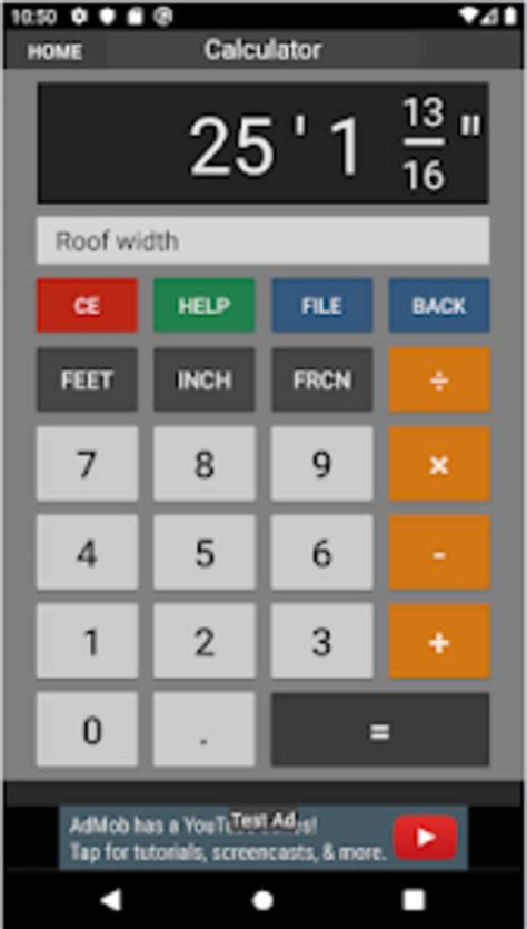 Construction Calculator Feet For Android Download
