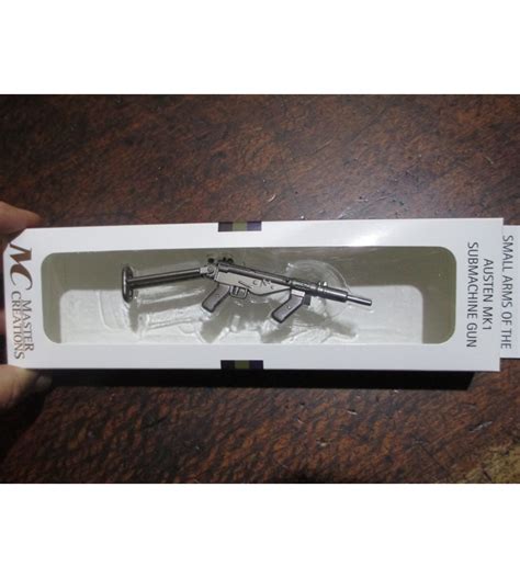 Austen Submachine Gun Model Kokoda Ww2 Medal Mounting Extra