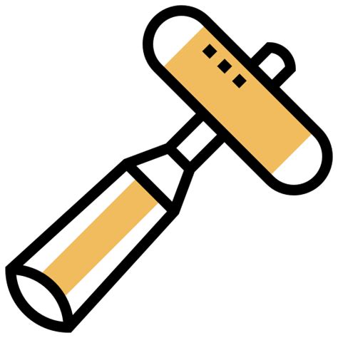Neurology Reflex Hammer Meticulous Yellow Shadow Icon