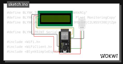 Final DHT LCD X I C THINGSPEAK Wokwi ESP STM Arduino Simulator