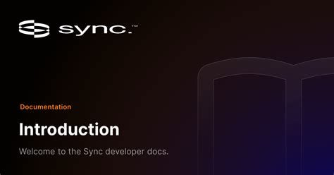 Introduction Sync Docs