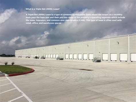 What Is A Triple Net Lease Nnn In Commercial Real Estate Triple Net