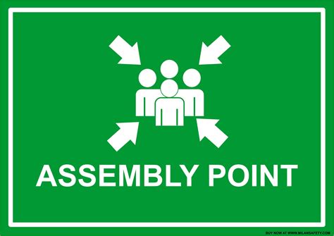 Assembly Point Signage Milansafety