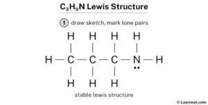 C3H9N Lewis Structure Learnool