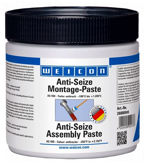 450873 Anti Seize Paste Weicon As 450 Can 450 Grm Impa Code Search By Shipserv