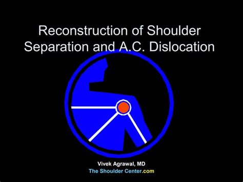 Reconstruction Of Shoulder Separation And A C Dislocation Ppt