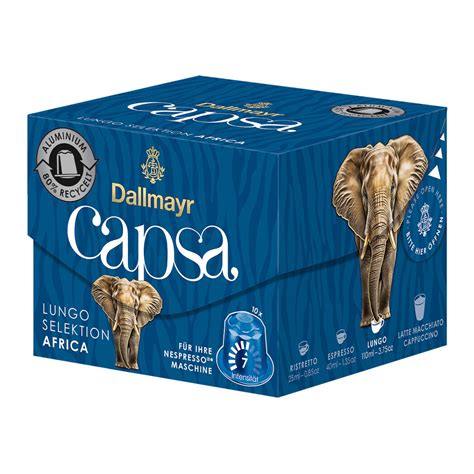 Dallmayr Lungo Selection Africa Cápsulas para Nespresso por