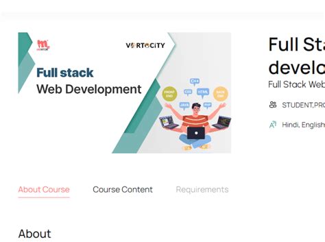 Full Stack Development Course Mentorkart By Mentor Kart On Dribbble