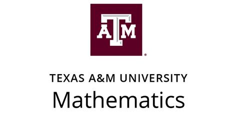 Applied Math Seminar Department Of Mathematics Texas Aandm University Events Calendar
