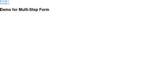 React Hook Form Multi Step Codesandbox