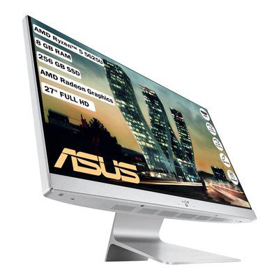 Asus M3700WYAK Amd Ryzen 5 5625U 8 GB 256 GB SSD Freedos 27 Fhd All