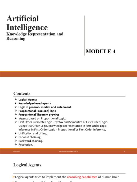 Ai Module Iv Propositionallogic Pdf Logic Logical Consequence