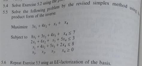 Solved Solve Exercise Using The Prom The Revised Chegg