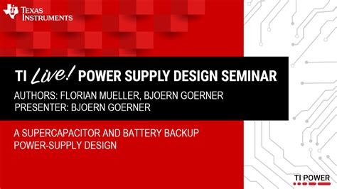 Small Supercapacitor As 3v Backup Forum For Electronics