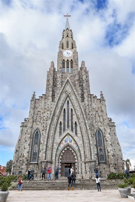 Catedral De Pedra Nossa Senhora De Lourdes Church Editorial Image