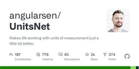 github angularsen unitsnet makes life working with units of