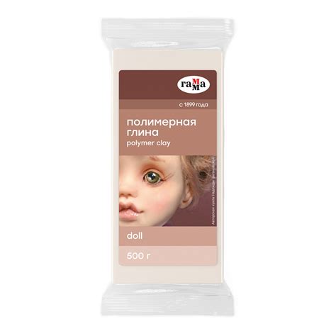 Полимерная глина Гамма "Хобби. DOLL" 500 г, телесный прозрачный ГМ-6425 ...