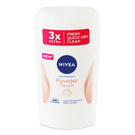 Дезодорант-стік Nivea Ефект пудри 50мл – онлайн-супермаркет «Сільпо»