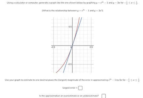 solved using a calculator or computer generate a graph like