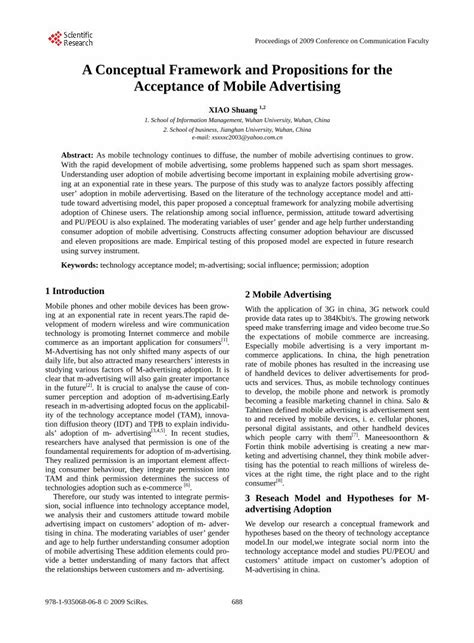 Pdf A Conceptual Framework And Propositions For The …a Conceptual Framework And Propositions