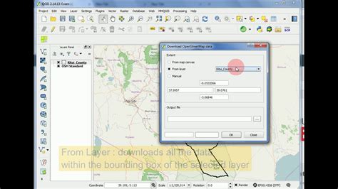 Downloading Openstreetmap Osm Data Using Quantum Gis Qgis Youtube