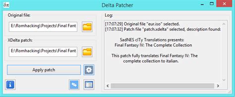 Delta Patcher Gamebrew