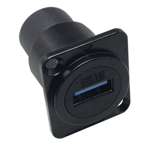 Probots Usb 30 To Usb 30 Type A Pass Through Panel Mount Connector