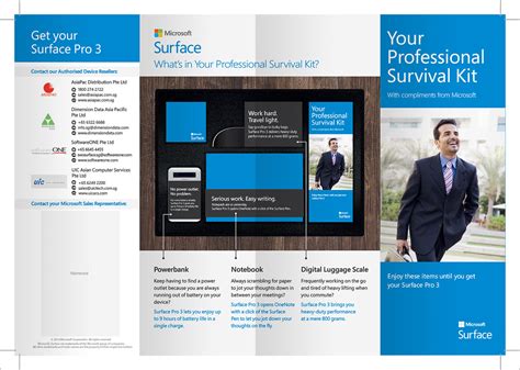 Microsoft Surface Pro Work Survival Kit On Behance