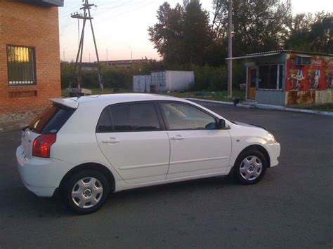 2003 Toyota Corolla Runx Specs Engine Size 15l Fuel Type Gasoline