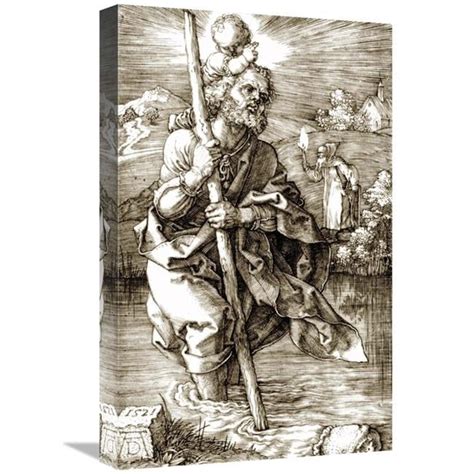 Global Gallery Saint Christopher Facing Right Art Print Albrecht