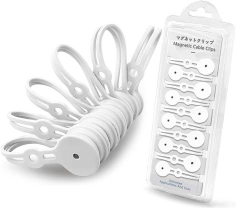 Jp 「業界初！マグネット式·12本セット」 ケーブルバンド コード まとめる Joyroom シリコンバンド 1つ