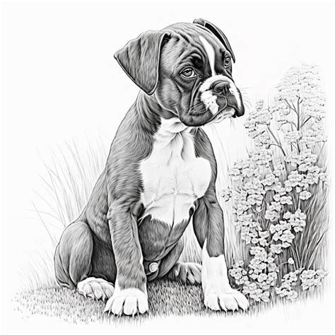 Sweet Boerboel Drawing Images Free Download On Freepik