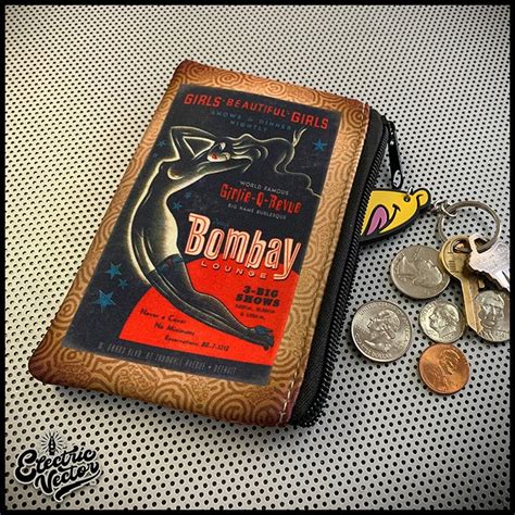 Shimmy Shak Burlesque Zipper Coin Pouch — Electric Vector