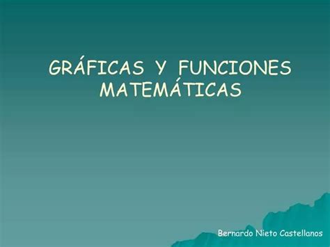 PPT GR FICAS Y FUNCIONES MATEM TICAS PowerPoint Presentation Free