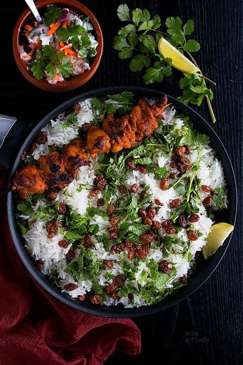 Chicken Tikka Biryani Video Nish Kitchen