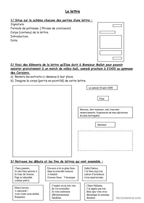 La Lettre R Diger Un Mail Ou Un Fran Ais Fle Fiches Pedagogiques Pdf Doc