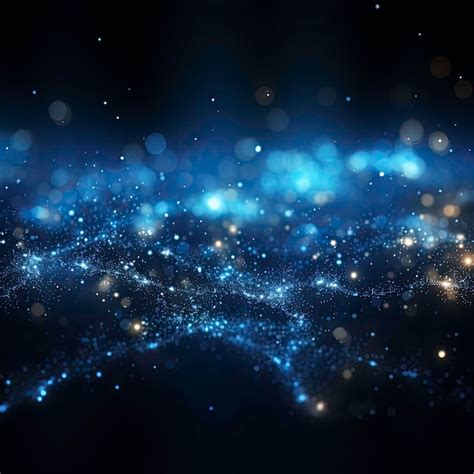 Abstract Particle Background Premium Ai Generated Image