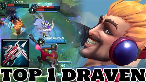 Wild Rift Draven Top 1 Draven Gameplay Rank Grandmaster Youtube