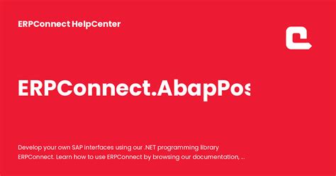 Erpconnectabappostingperiod Erpconnect Helpcenter