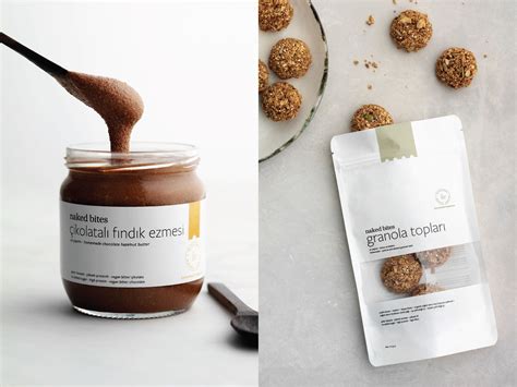 Naked Bites Logo Packaging Behance