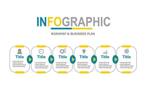 사업 계획 전략 로드맵에 대한 인포그래픽 템플릿 6단계 모던 타임라인 다이어그램 미니멀 스타일 프리젠테이션 벡터 인포그래픽 0명에 대한 스톡 벡터 아트 및 기타 이미지
