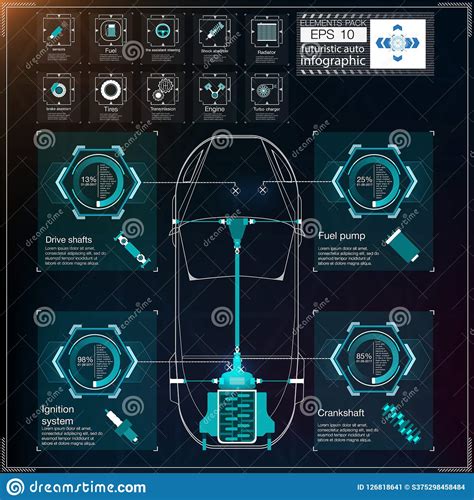 Futuristic User Interface Hud Ui Abstract Virtual Graphic Touch User Interface Cars