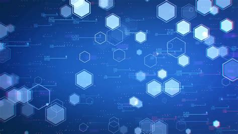 hexa technology background stock motion graphics motion array
