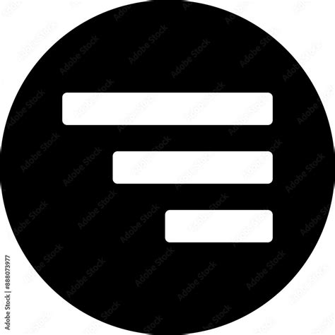 Menu Icon Black Flat And Line Vector Ui Design Elements Interface