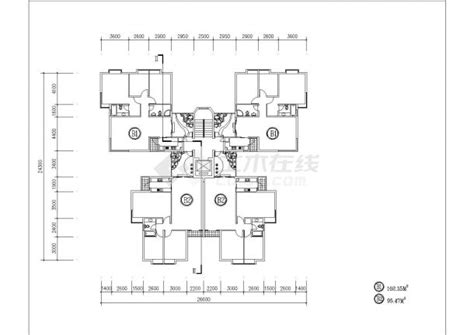 南宁市某新建小区67 135平米平面户型设计cad图纸（共10种）住宅小区土木在线