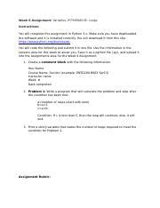 Week 7 Assignment Pdf Week 7 Assignment Problem 1a Create An Array