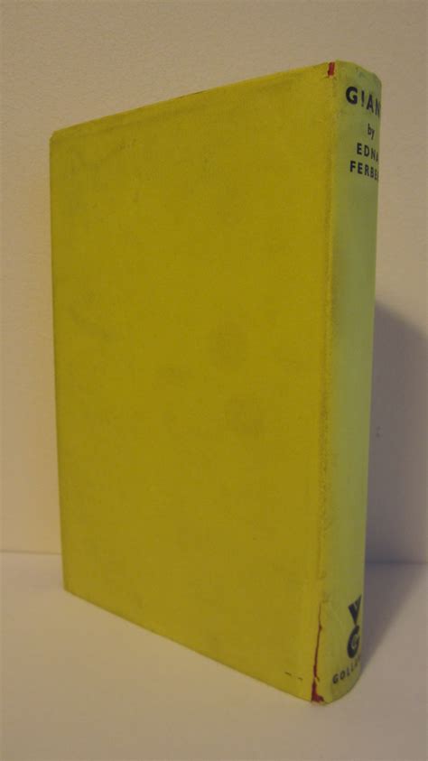 Giant By Edna Ferber Very Good Hardcover 1952 1st Edition Haddons