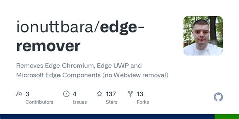 Github Ionuttbaraedge Remover Removes Edge Chromium Edge Uwp And